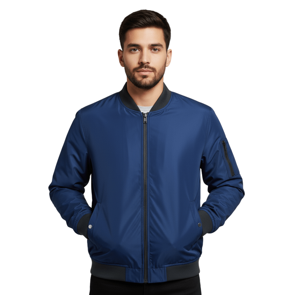 Men's Premium jacket Vision Bomber Navy – OutwearAsia BD